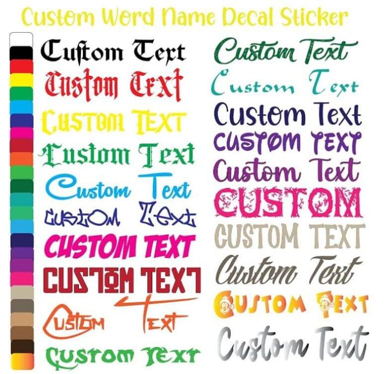 Custom vinyl lettering Orlando| Flying window Tinting