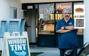 opened window after tint